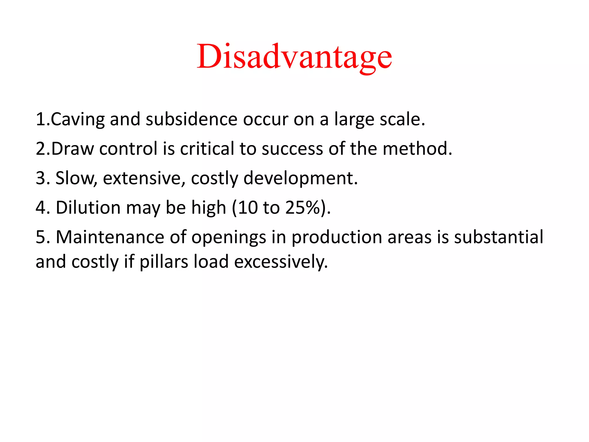 Block caving method | PPTX