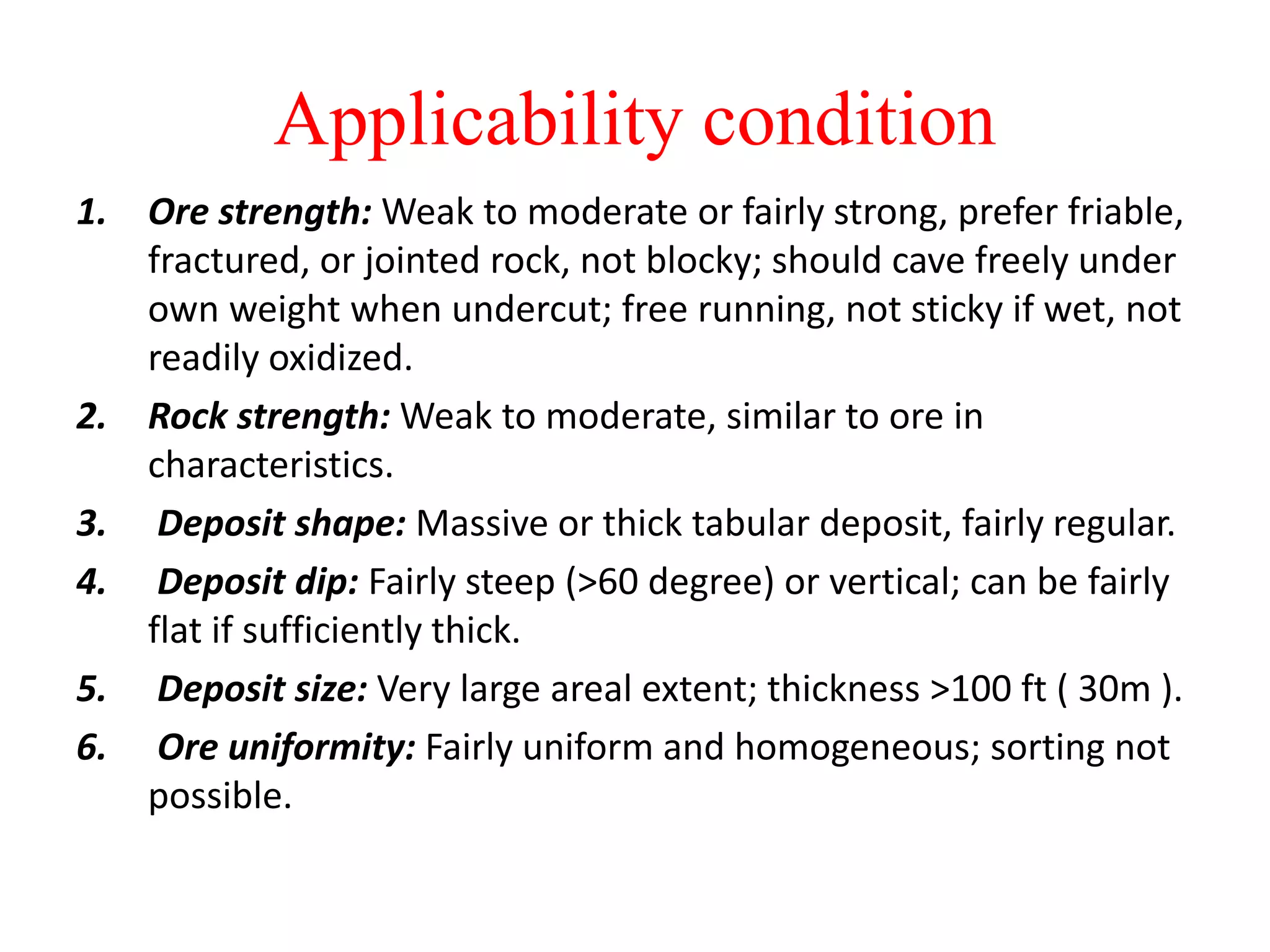 Block caving method | PPTX