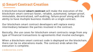 Blockcchain development services | codezeros | PPT