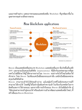 Blockchain พันเอก ดร. เศรษฐพงค์ มะลิสุวรรณ v4 | PDF