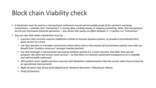 Blockchain in Media | PPTX
