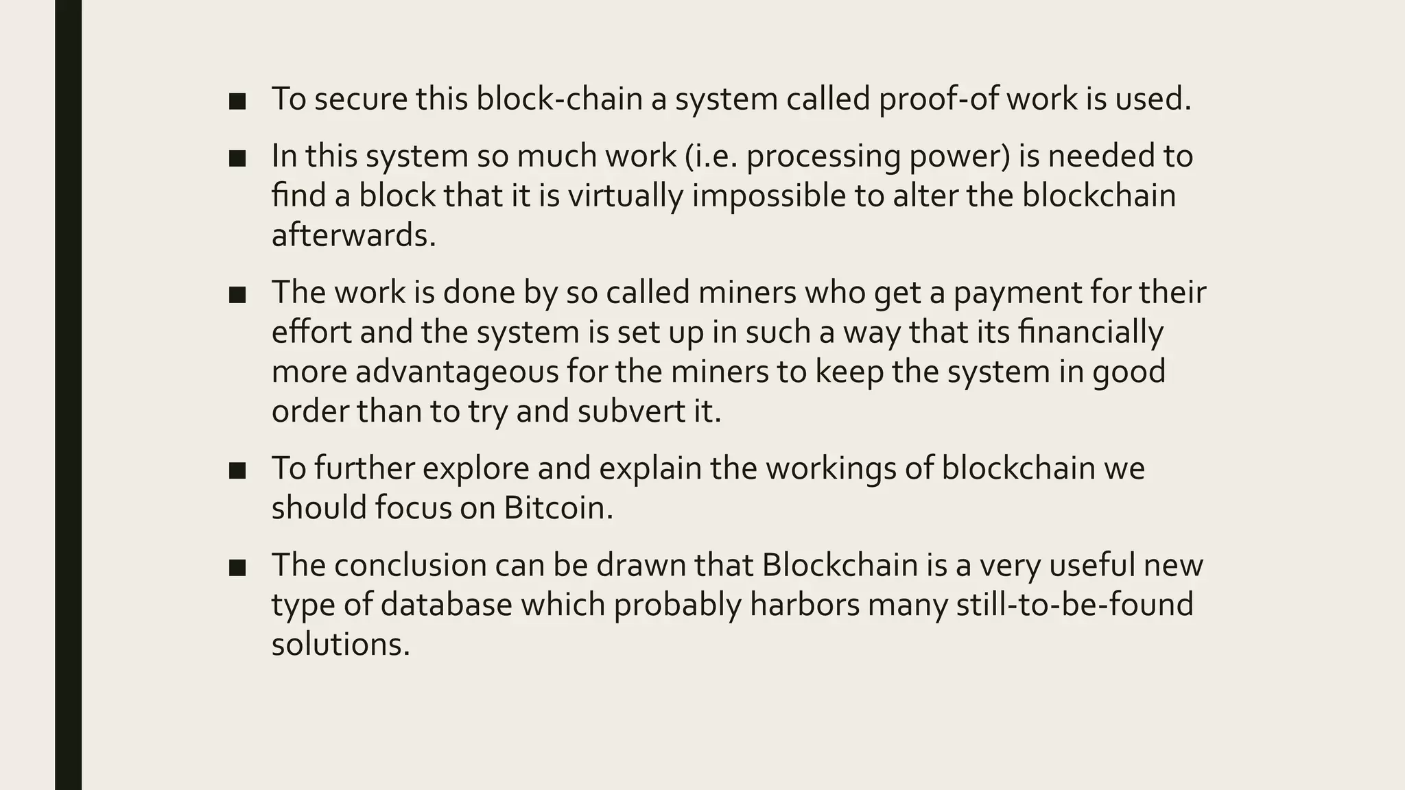 BLOCKCHAIN TECHNOLOGY | PPTX | Databases | Computer Software and Applications