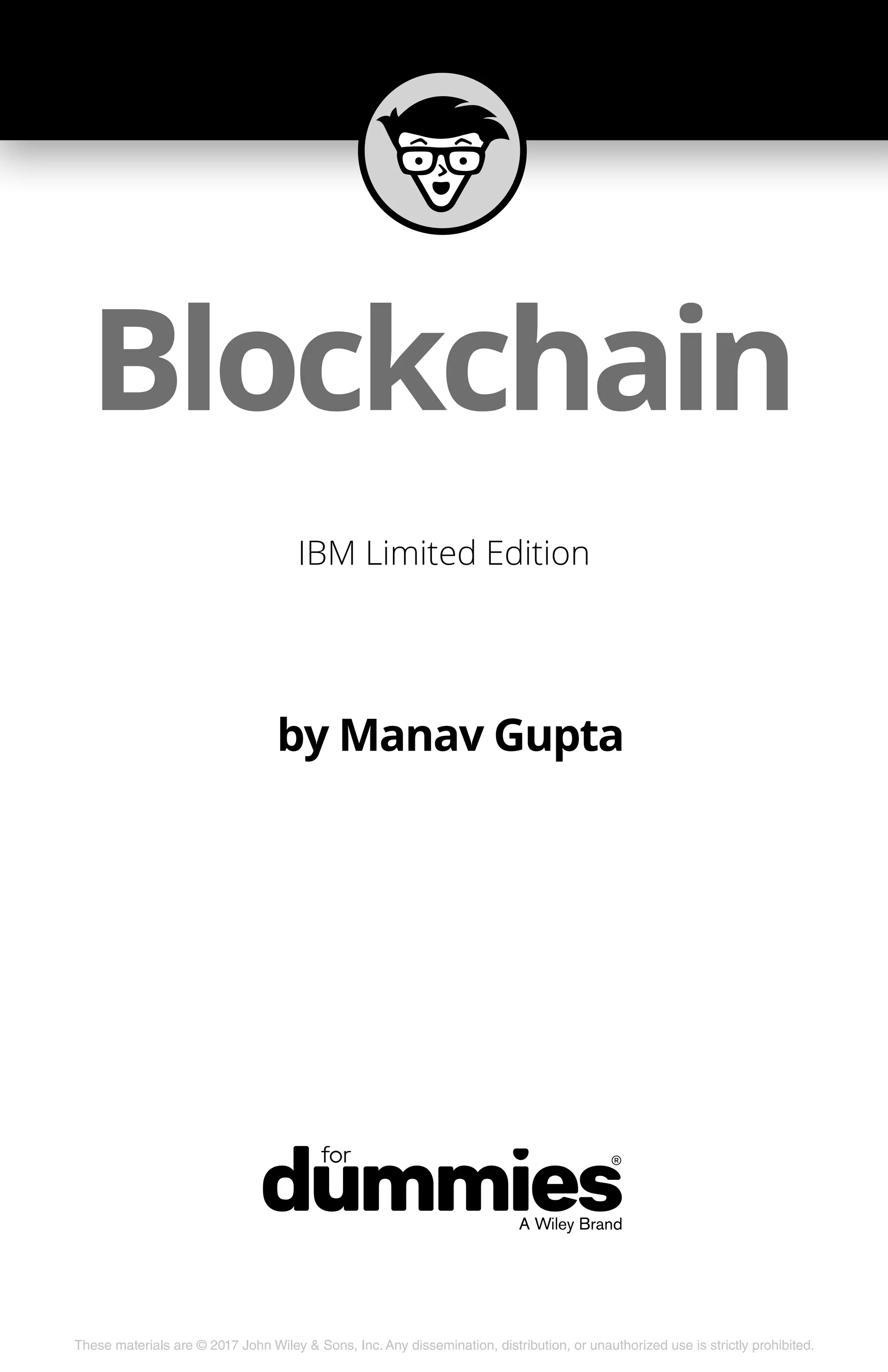 Blockchain for Dummies | PDF