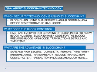 PPT About Blockchain Technology | PPT