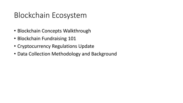 Blockchain Ecosystem and Cryptocurrency Regulations | PPTX | Internet ...