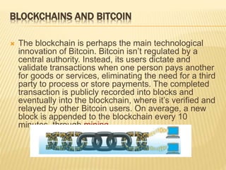 Block chain and crypto | PPT