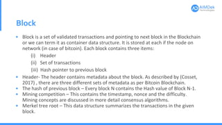 Introduction to Blockchain | PPTX