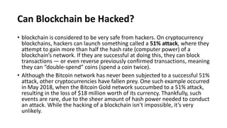 BLOCK CHAIN technology for the students. | PPTX