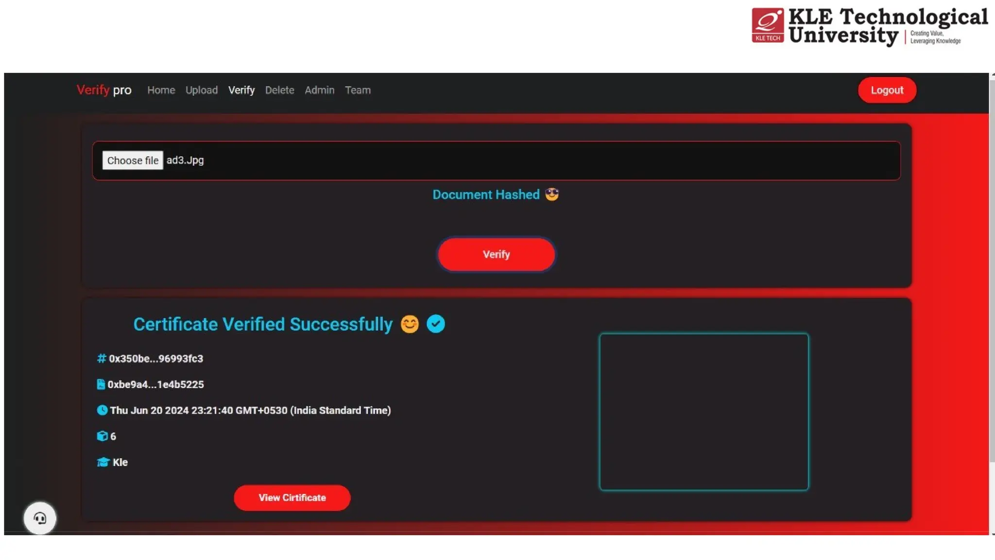 Document Verification System Block Chain | PPTX