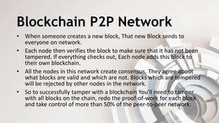 How Blockchain and Cryptocurrency works. | PPTX