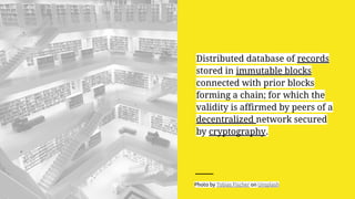 Blockchain an introduction | PPT