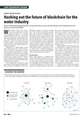 Hashing out the future of blockchain for the water industry | PDF