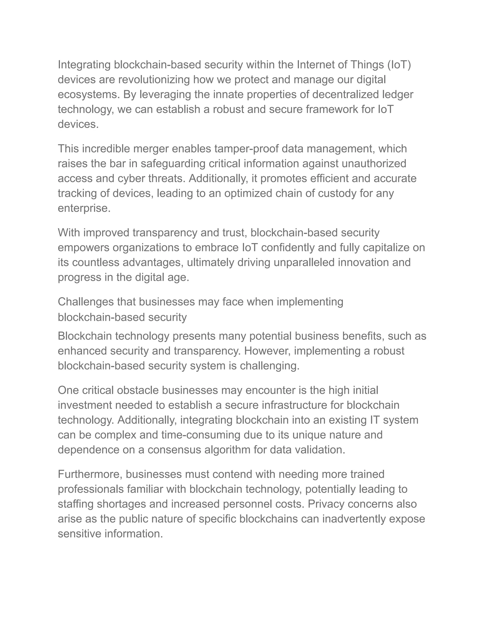 Blockchain Based Iot Security Pdf