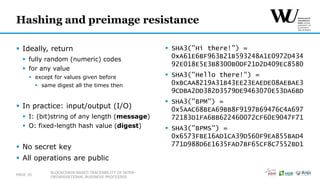 Blockchain based traceability of inter-organisational business ...