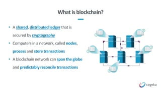 Blockchain technology in financial institutions | PPTX