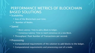 Blockchain Technology: Adoption Challenges, Platform and Applications | PPT