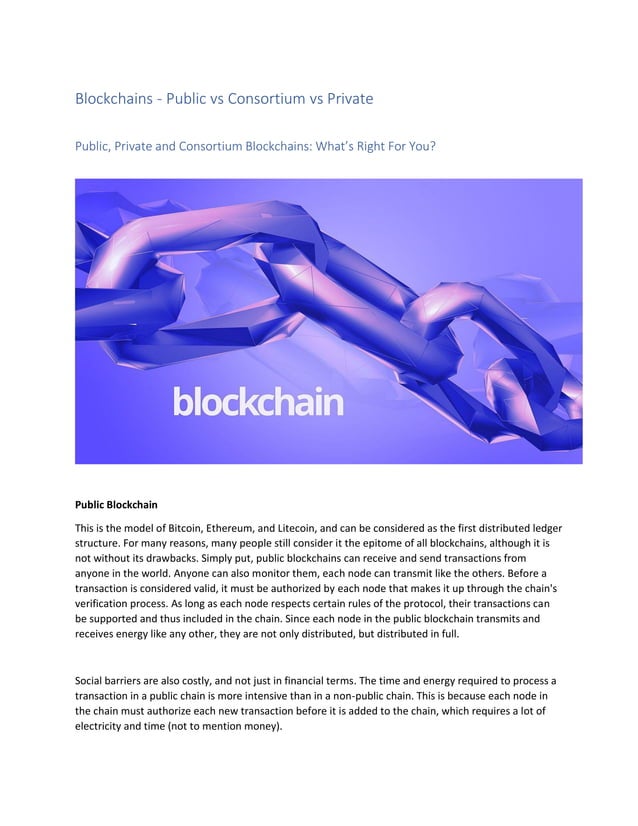 Blockchain-comparisons | PDF