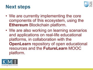 A Learner-Centred Approach for Lifelong Learning Powered by the Blockchain | PPTX | Education ...