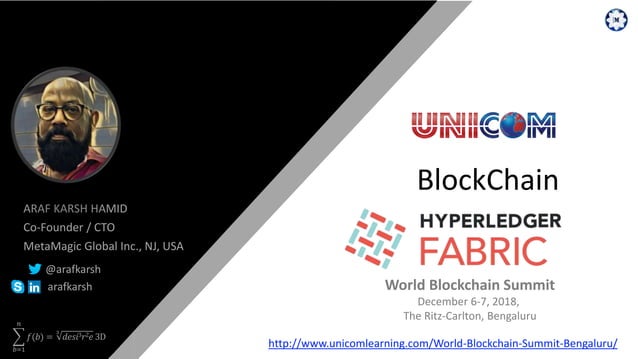 Blockchain Intro to Hyperledger Fabric | PPTX | Databases | Computer Software and Applications
