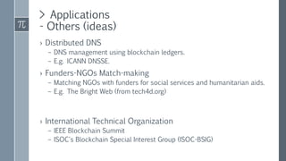 Blockchain Technology - ICANN58 | PPT