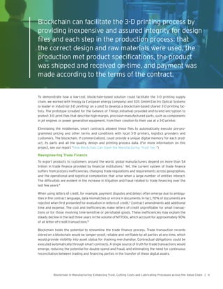 Blockchain in Manufacturing: Enhancing Trust, Cutting Costs and ...