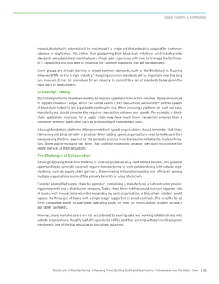 Blockchain in Manufacturing: Enhancing Trust, Cutting Costs and Lubricating Processes across the ...