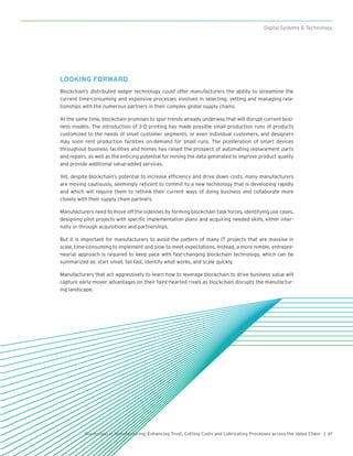 Blockchain in Manufacturing: Enhancing Trust, Cutting Costs and Lubricating Processes across the ...