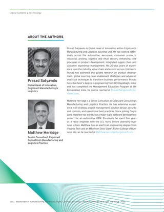 Blockchain in Manufacturing: Enhancing Trust, Cutting Costs and Lubricating Processes across the ...