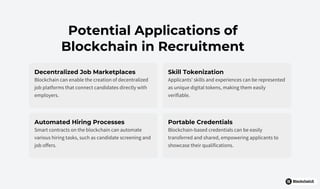 Blockchain in Recruitment: Verifying Job Applicants | PPT