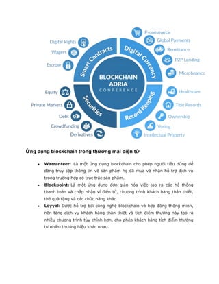 Blockchain là gì? Những ứng dụng của công nghệ Blockchain 2019 | PDF