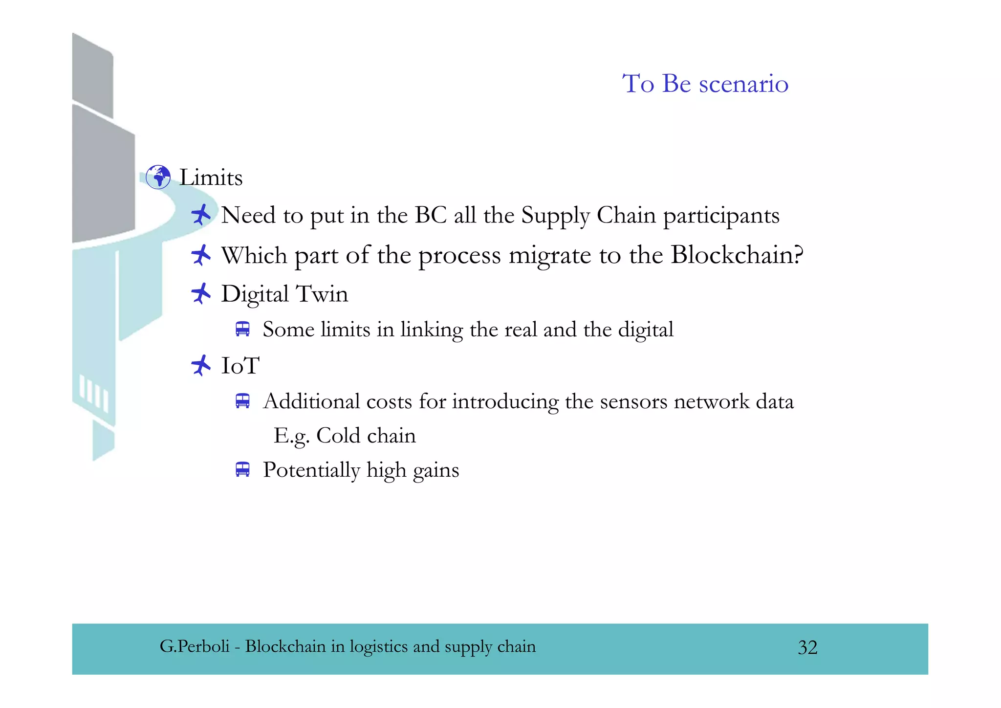 Blockchain in Logistics and Supply Chain A Lean approach for designing real-world use cases | PDF