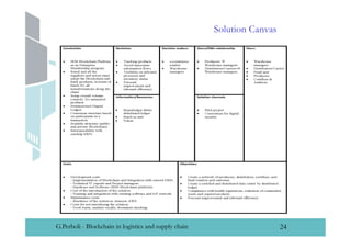 Blockchain in Logistics and Supply Chain A Lean approach for designing real-world use cases ...