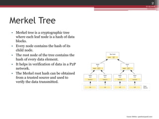 Block Chain - Merkel and Key exchange | PPT