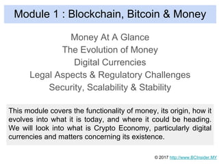 Blockchain Insider - Modules Outline | PDF