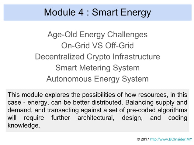 Blockchain Insider - Modules Outline | PDF