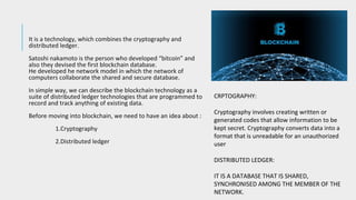 Blockchain ppt | PPT