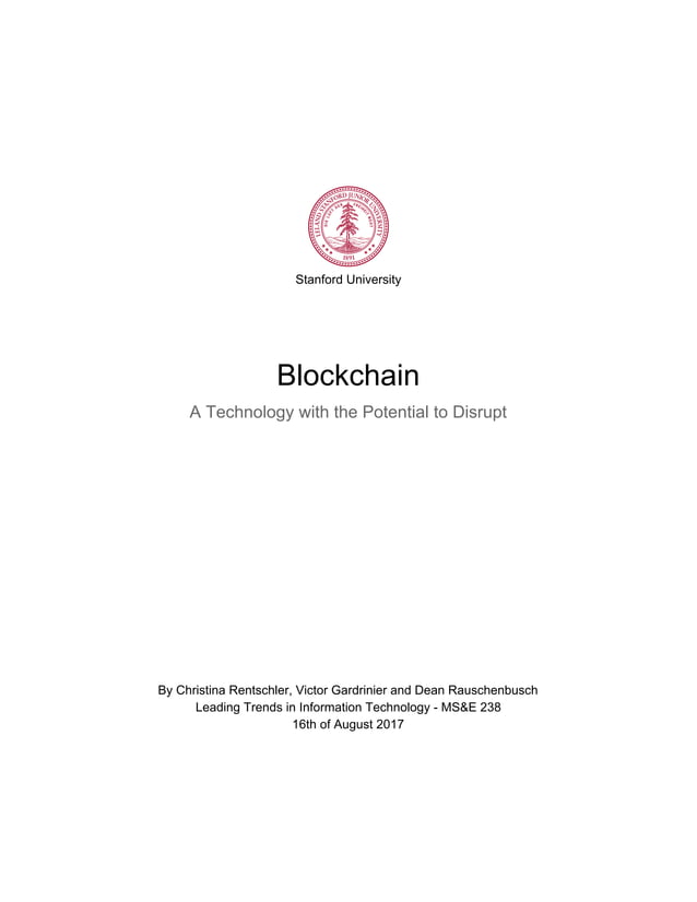 Blockchain research paper | PDF