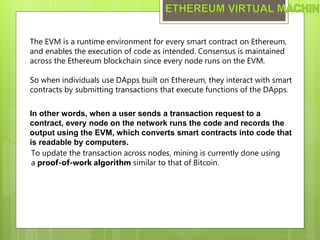 Block chain - Smart contacts.pptx | Internet | Computing