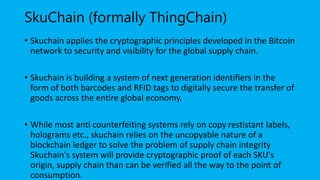 Blockchain supply chains v0.4 | PDF