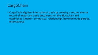 Blockchain supply chains v0.4 | PDF