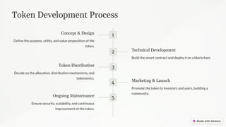 Blockchain Token Development With Nadcab Labs | PPT