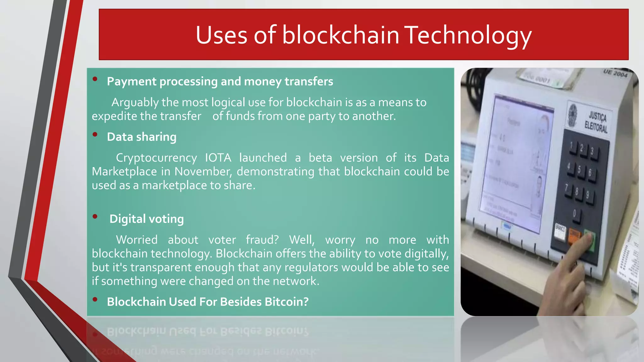 Presentation about Blockchain technology | PPTX