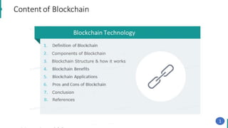 Blockchain seminar | PPT