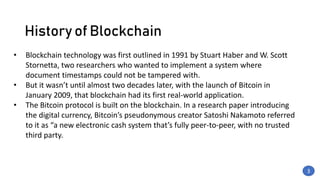 Blockchain seminar | PPT