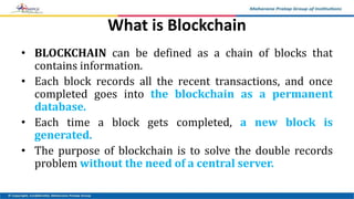 "Revolutionizing Digital Transactions: The Comprehensive Guide to Blockchain Technology" | PPT