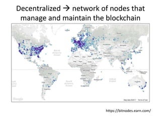 Blockchain 101 - public, tokenized blockchains | PPT