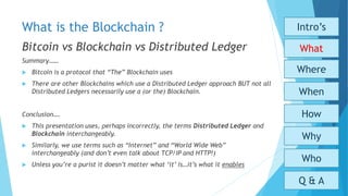 Blockchain 101 | PPT