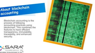 Blockchain accounting | PPTX