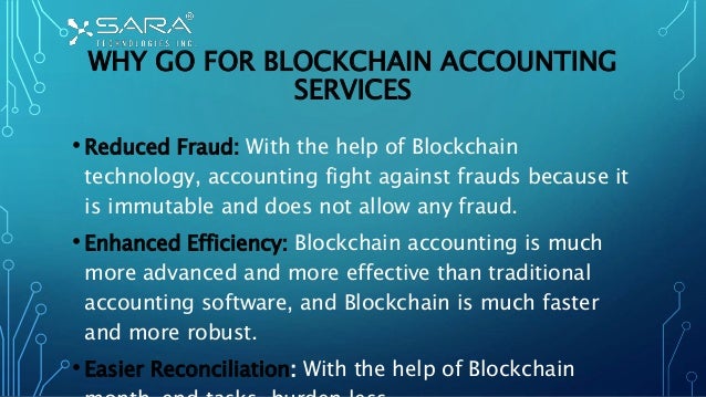 Blockchain accounting software | PPT