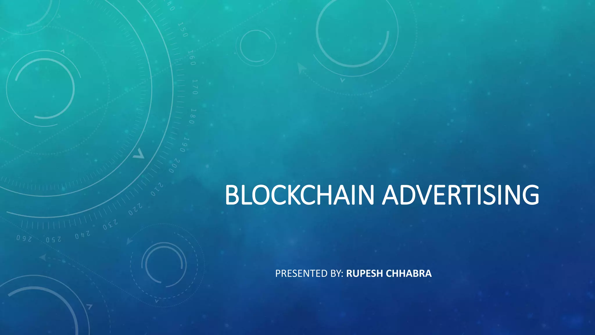 Blockchain in Digital Advertising | PPT